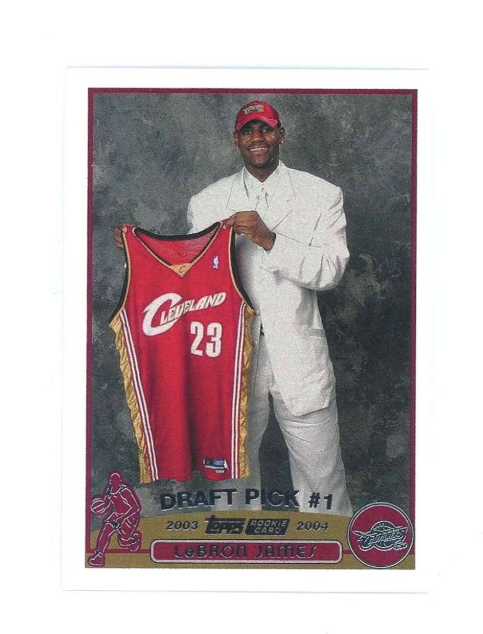2003-04 Topps Reprint 221 Lebron James Rookie Card - Etsy