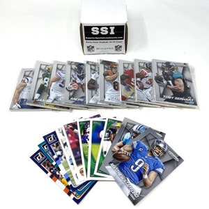 NFL Football Cards Party Favors, 10 Sets of 10 Football Cards in Gift ...