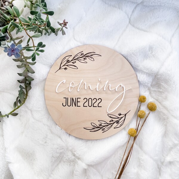 Baby Coming Soon Sign - Etsy