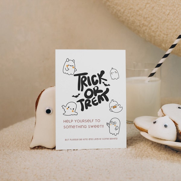 Halloween Help Yourself Signs - Etsy