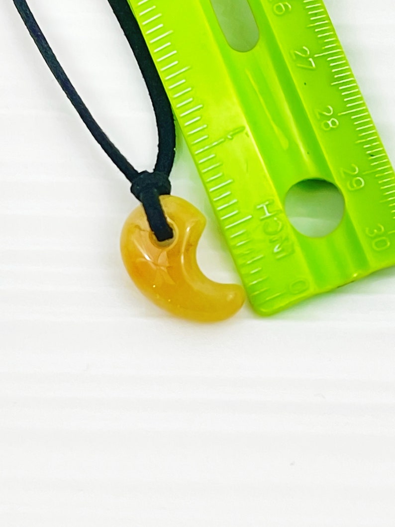 Magatama Stone Pendant, Crystal Gemstone Necklace,yellow Jade,red Agate ...