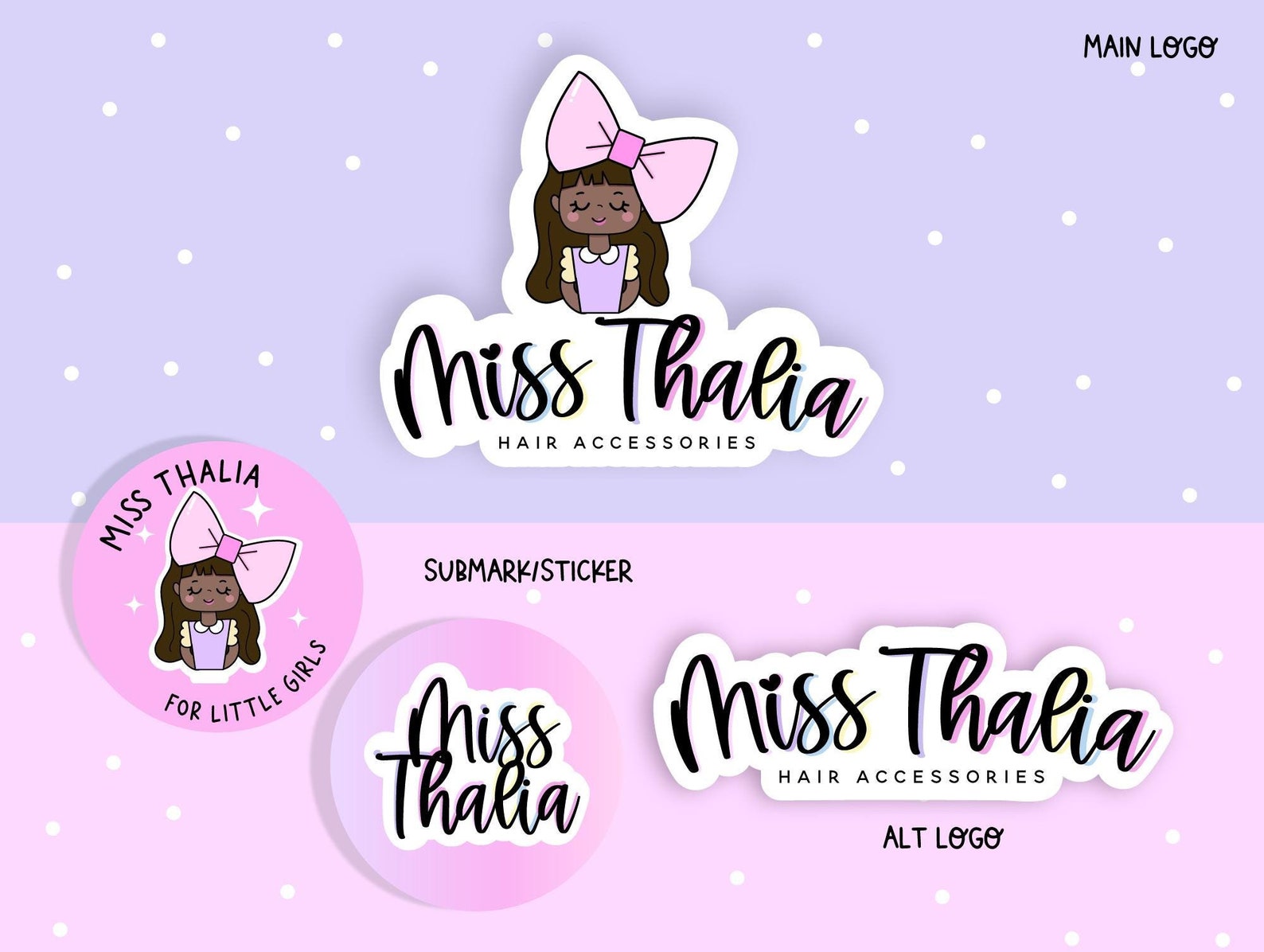 Whimsical & Cute Custom Logo Design for Your Brand or Business. - Etsy