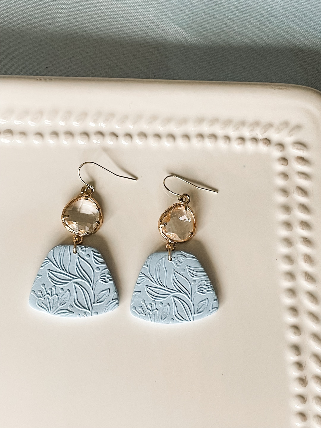 Polymer Clay Earrings | Clay Earrings | Spring Earrings | Handmade ...