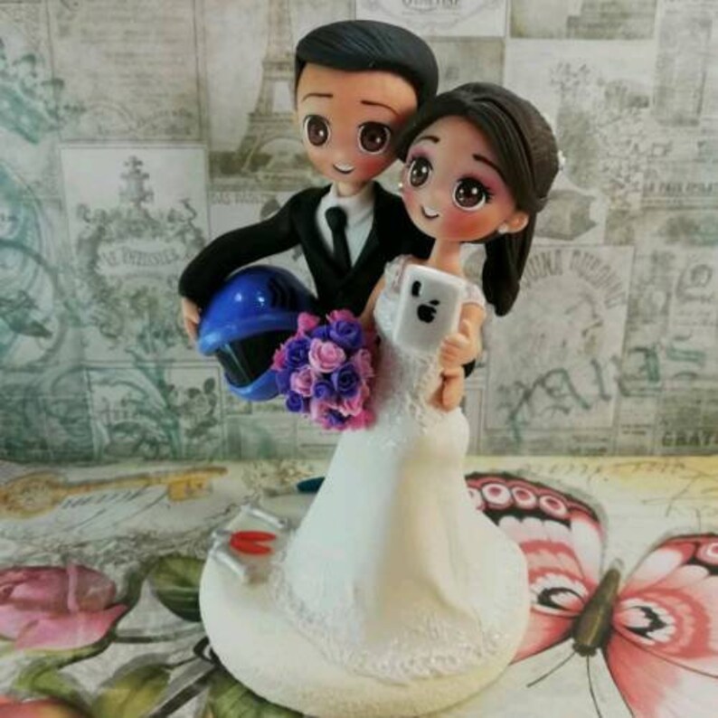 Personalized Wedding Cake Toppers / Custom Cake Topper / | Etsy