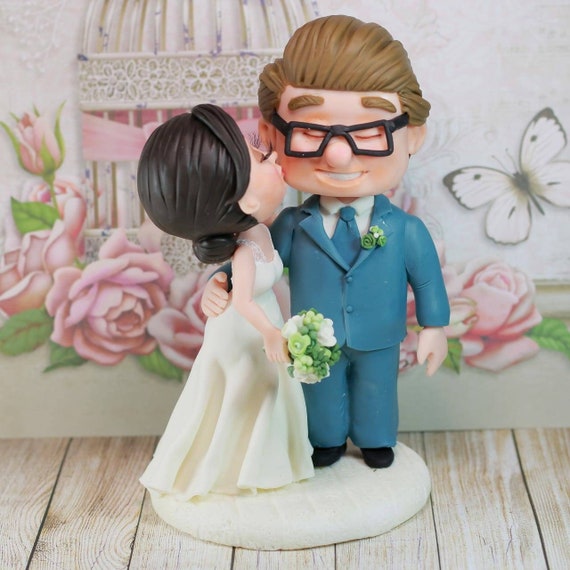 Wedding Cake Topper Bride and Groom Bride and Groom Cake | Etsy