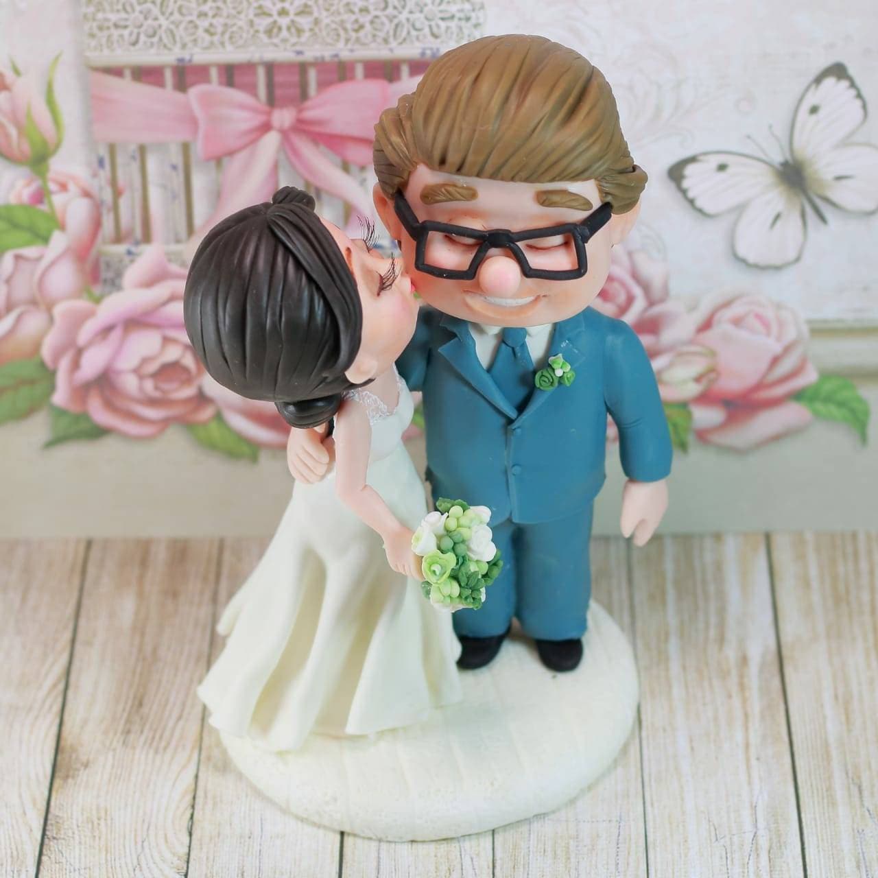 Wedding Cake Topper Bride and Groom Bride and Groom Cake - Etsy