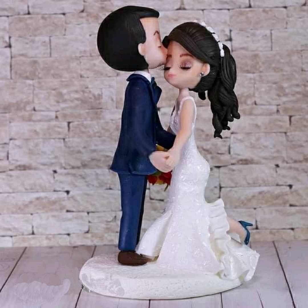 Lindo Topper De Pastel De Boda, Anime De Topper De Pastel, Topper De ...