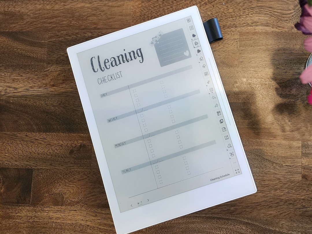 Cleaning Templates | 4 Versions | Daily, Weekly, Monthly, Yearly ...