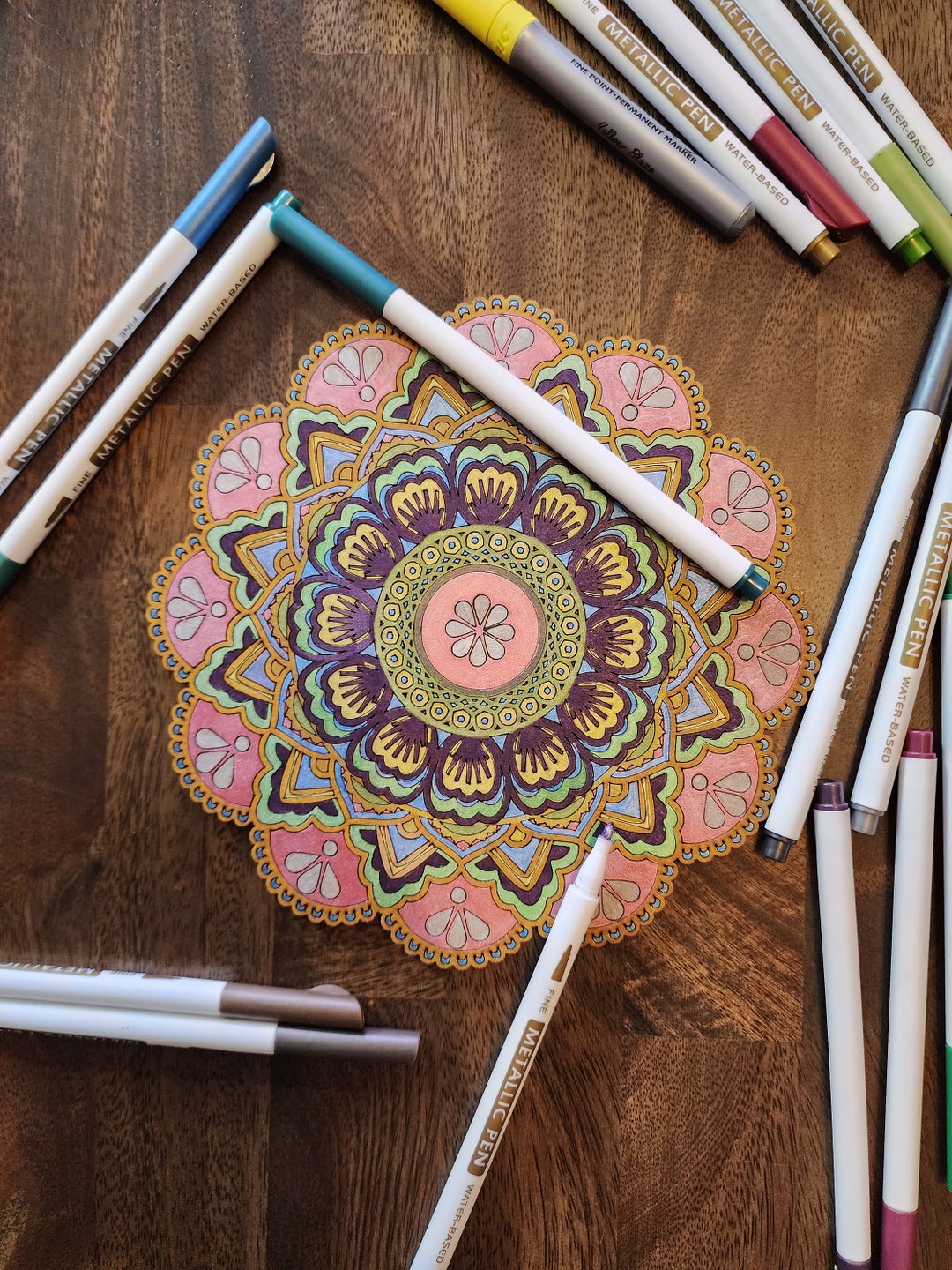 DIY Mandala Painting | Color Your Own Mandala | Gifts | Craft Kit ...