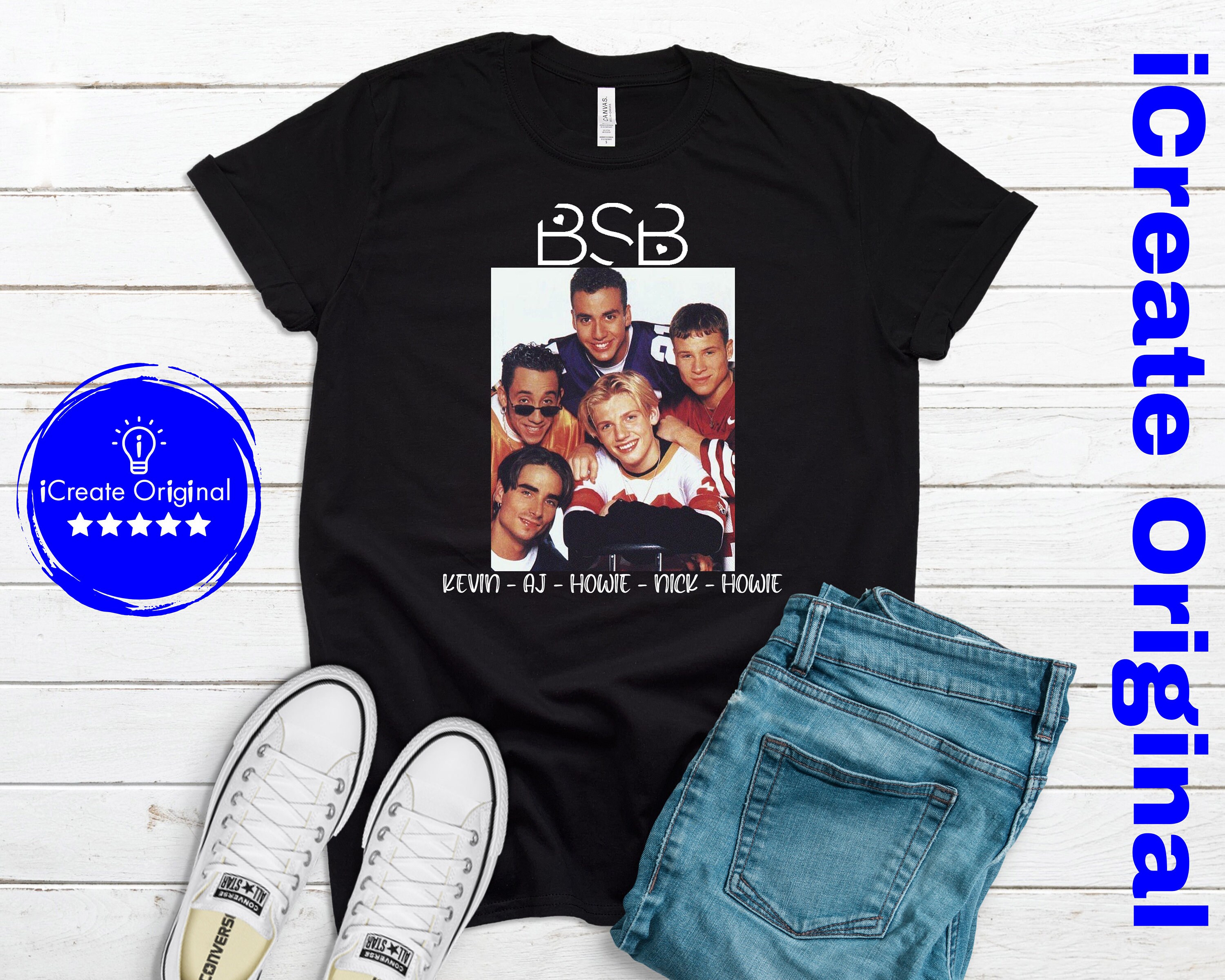 Backstreet Boys Shirt, Backstreet Boy Shirt Vintage, BSB Shirt, Vintage ...