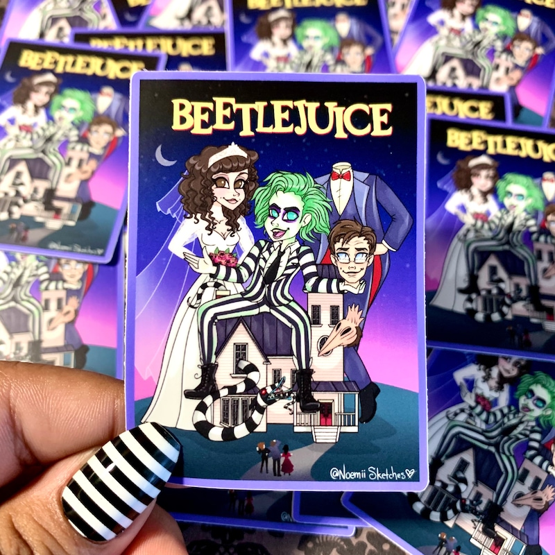 Beetlejuice Movie Poster - Etsy