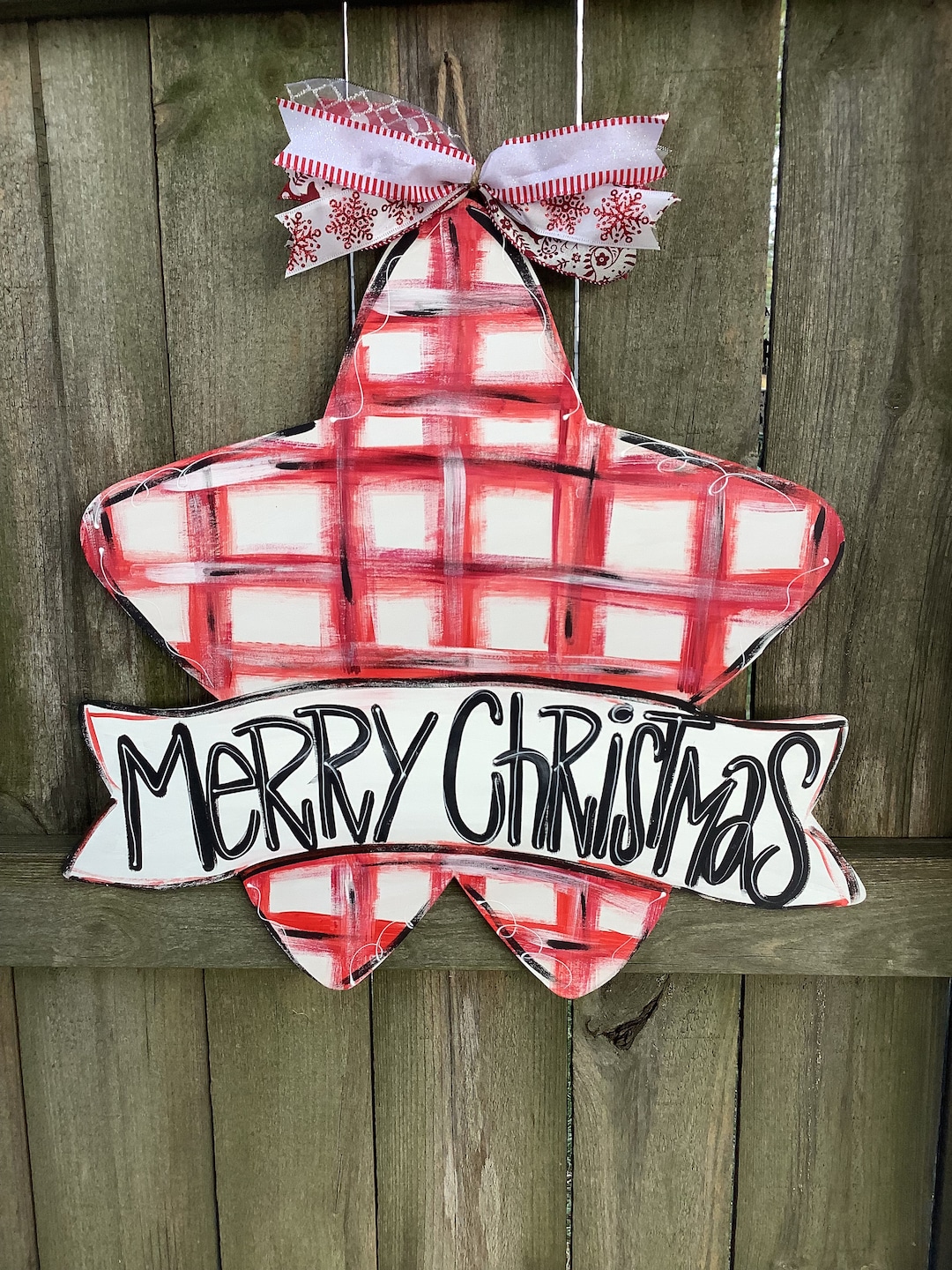 Tis the Season | Christmas Door Hanger | Holiday Door Hanger ...