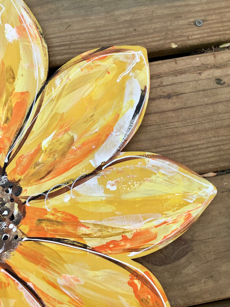 Sunflower Door Hanger | Sunflower | Spring Door Hanger | Flower | Door ...