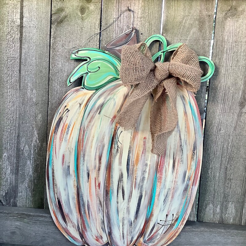 Fall Pumpkin Door Hanger - Etsy
