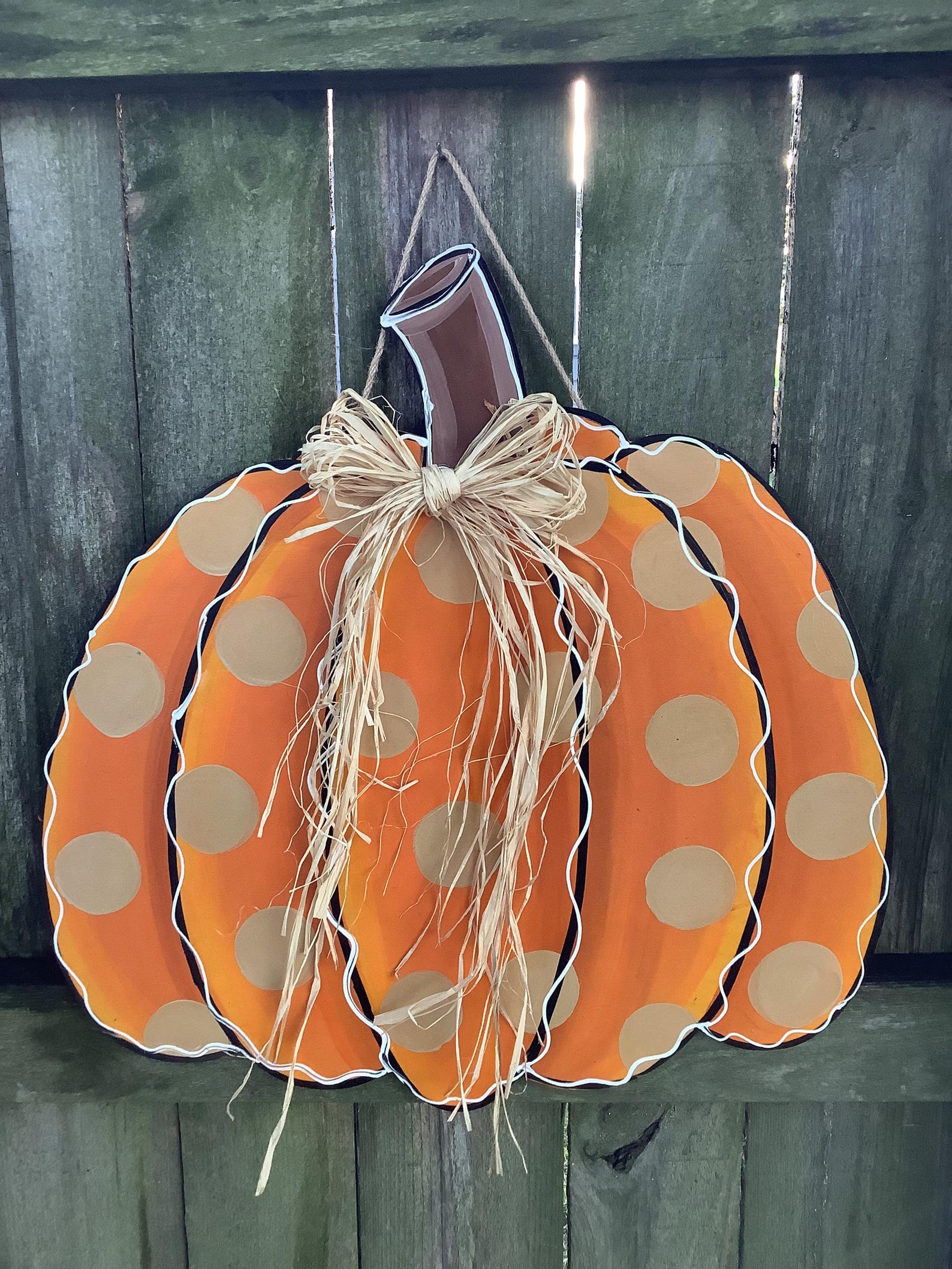 Fall Pumpkin Door Hanger | Pumpkin Stacked Door Hanger | Fall Decor ...