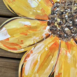 Sunflower Door Hanger | Sunflower | Spring Door Hanger | Flower | Door ...