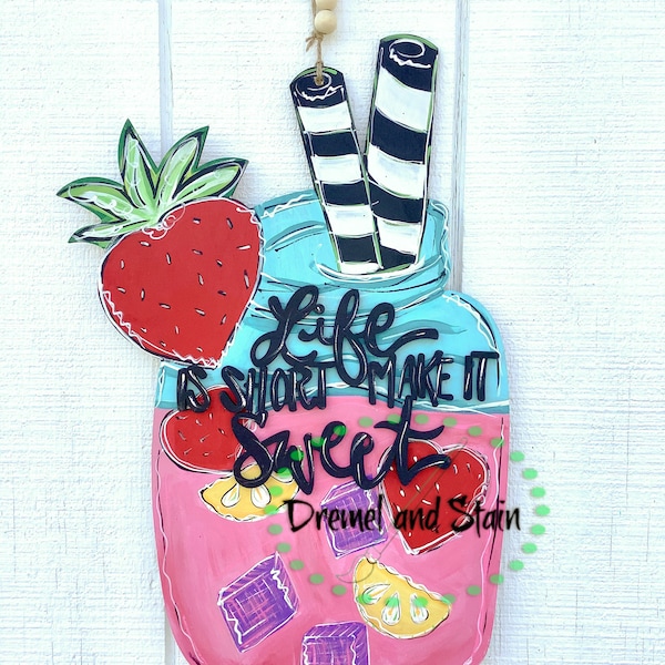 Lemonade Door Hanger - Etsy