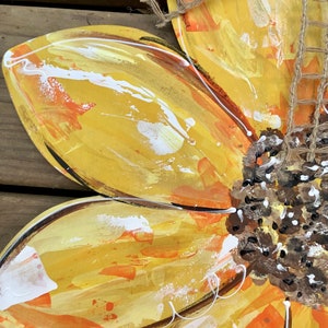 Sunflower Door Hanger | Sunflower | Spring Door Hanger | Flower | Door ...