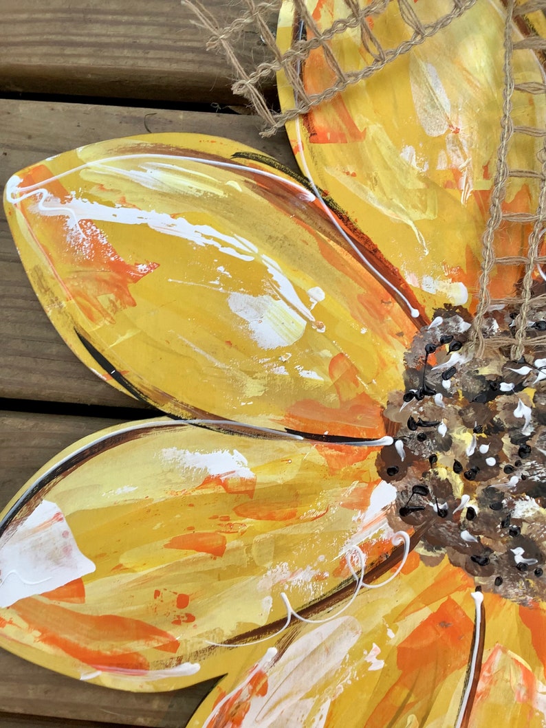 Sunflower Door Hanger | Sunflower | Spring Door Hanger | Flower | Door ...