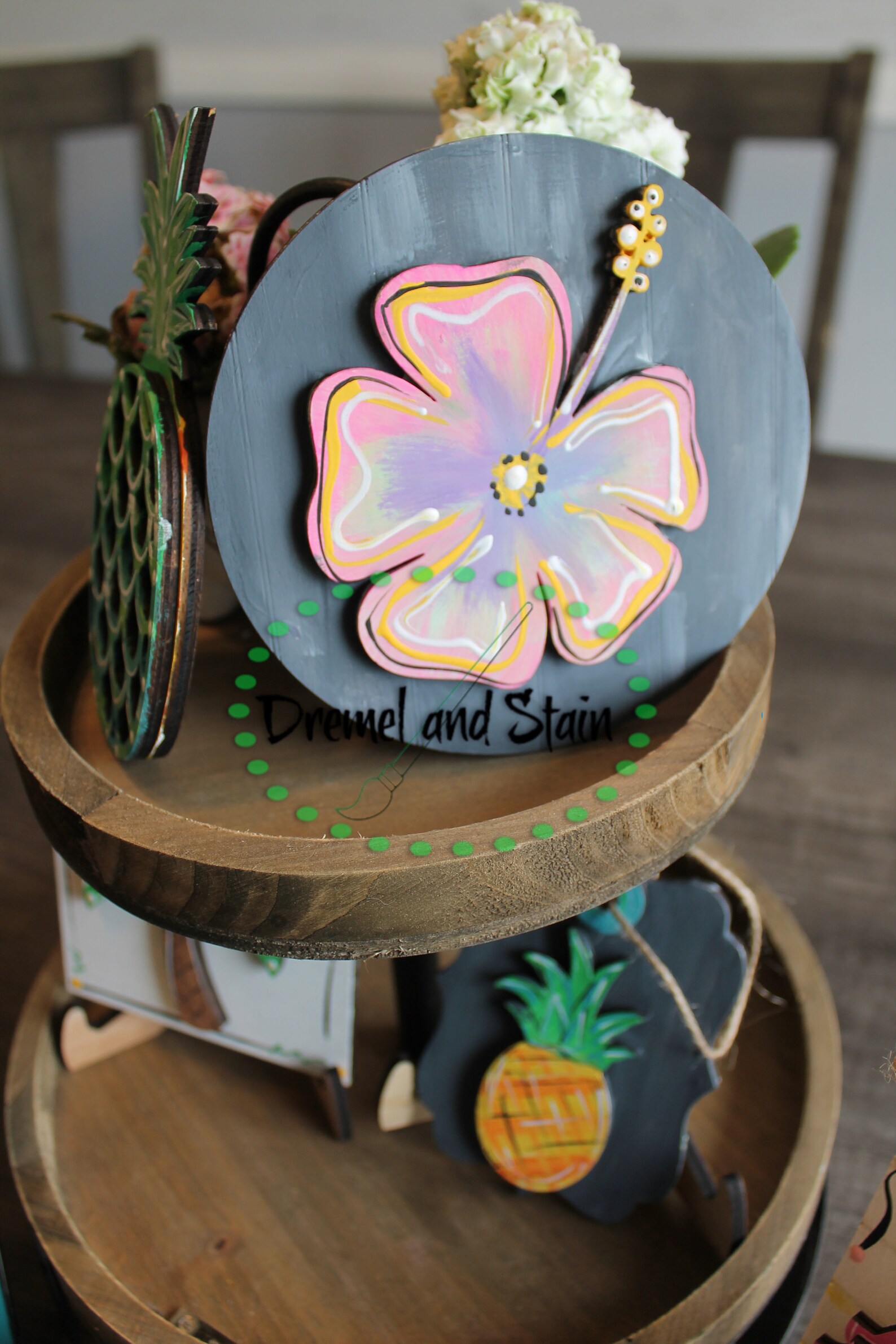 Summer Tiered Tray Set/summer Tiered Tray Decor/tiered Tray - Etsy