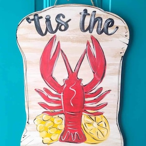 Crawfish Boil Sign Crawfish Boil Crawfish Door Hanger Boil Door Hanger ...