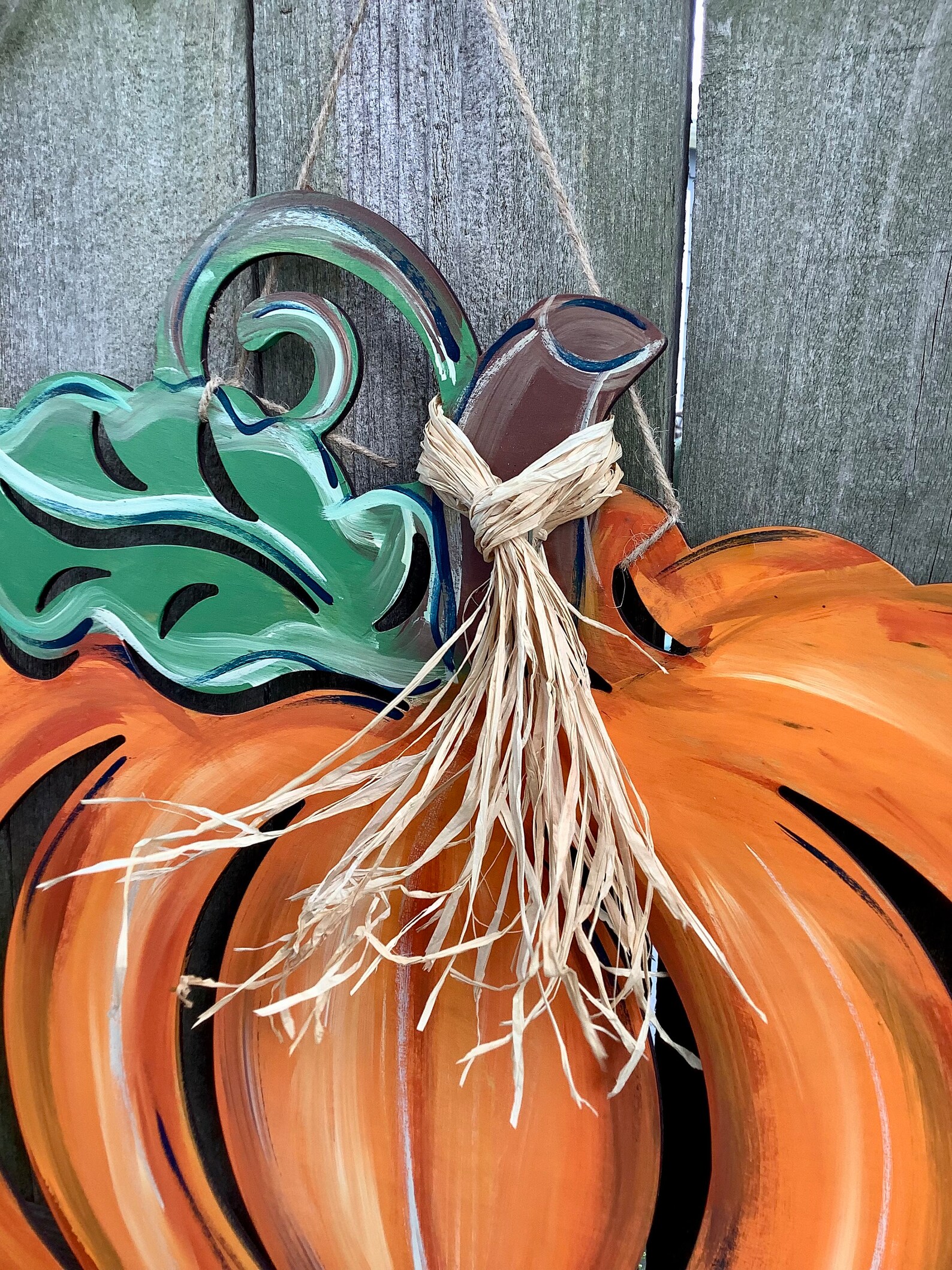 Fall Wooden Door Hanger Pumpkin Stacked Door Hanger Fall - Etsy
