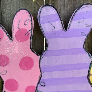 Peep Door Hanger | Bunny Door Hanger | Easter Door Hanger | Easter ...