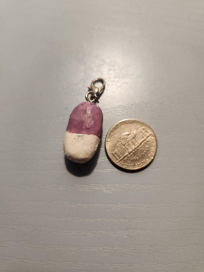 Set of 4 Pastel Capsule Style Pill Charms - Etsy