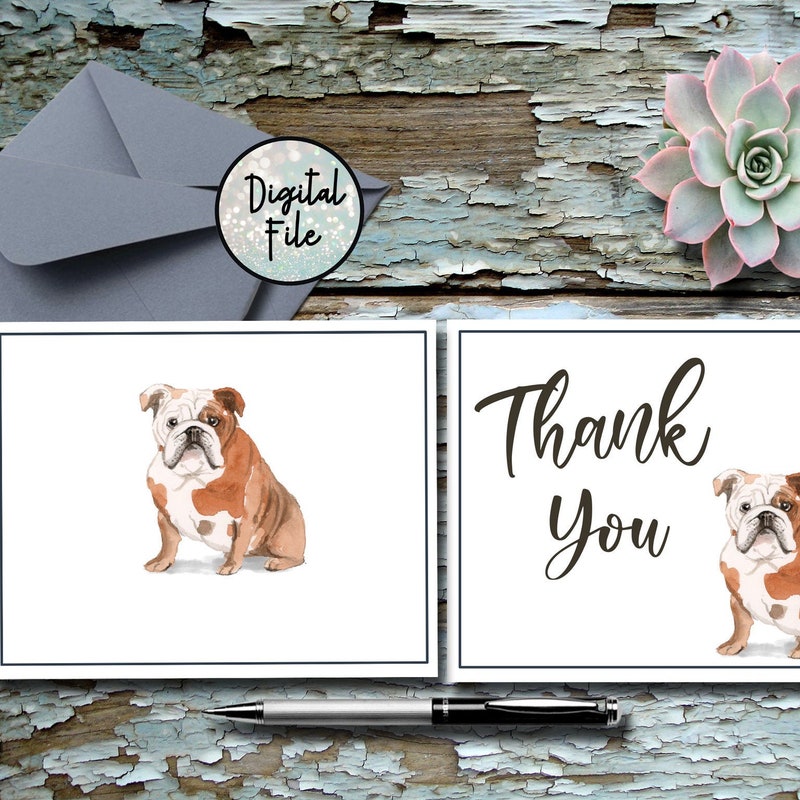 Dog Thank You Note - Etsy