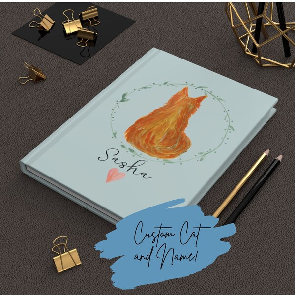 Cat Notebook - Etsy