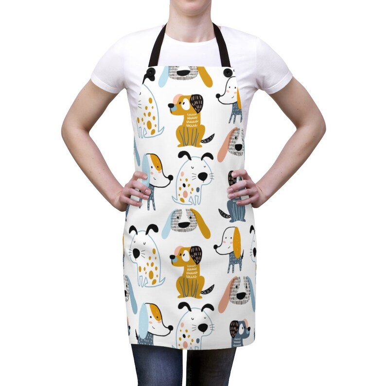 Dog Apron Baking Apron Kitchen Apron Cute Dog Apron Apron - Etsy
