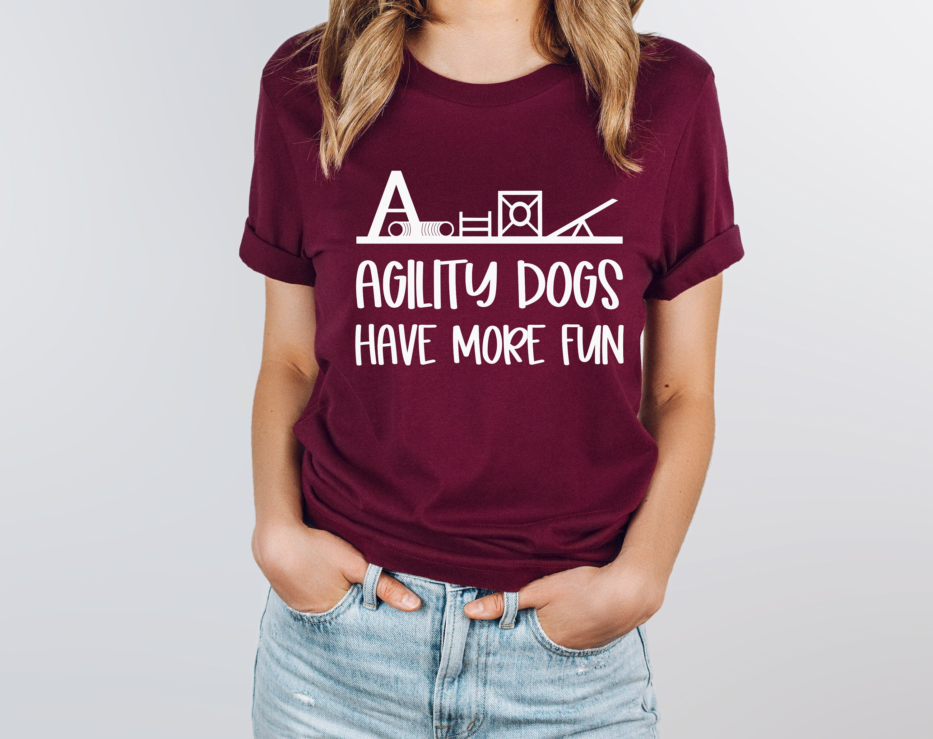 Agility Dogs Have More Fun Shirt Dog Agility Clothing Border - Etsy