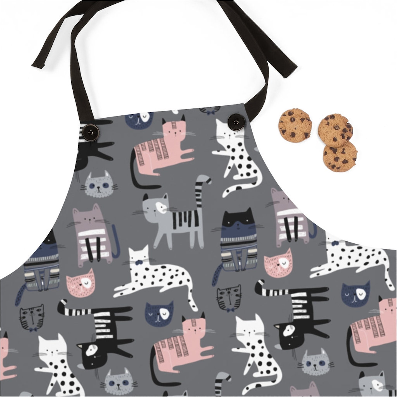Cat Baking Apron Baking Apron Kitchen Apron Chef Apron - Etsy