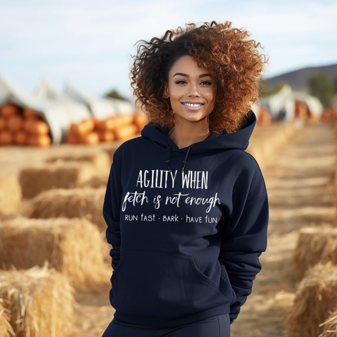 Dog Agility Hoodie, Dog Sports Sweatshirt, Training With Dog Shirt, Dog ...