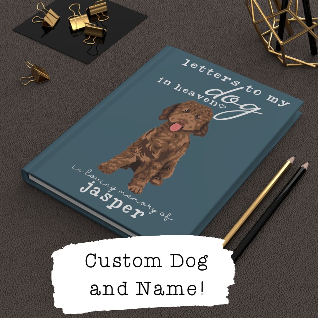 Pet Grief Journal, Dog Memorial Journal, Dog Loss Gift, Pet Sympathy ...