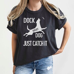Personalized Dock Diving Dog Shirt, Dock Dog, Dog Sports Mom, Sports ...