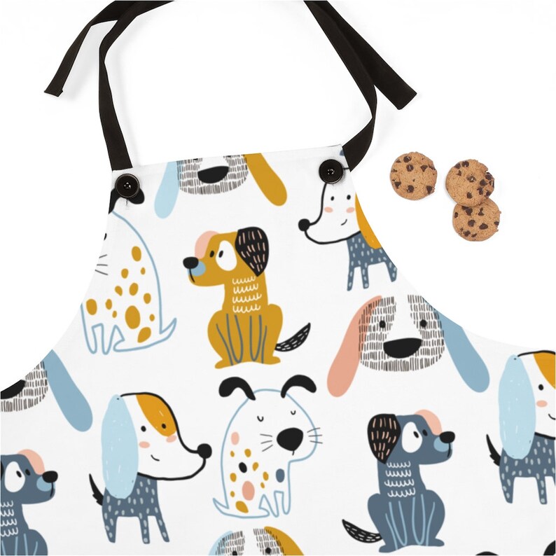 Dog Apron Baking Apron Kitchen Apron Cute Dog Apron Apron - Etsy