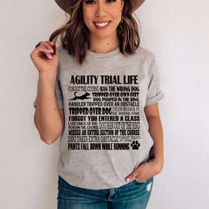 Dog Agility Shirt Agility Trail Life Dog Gift Agility - Etsy