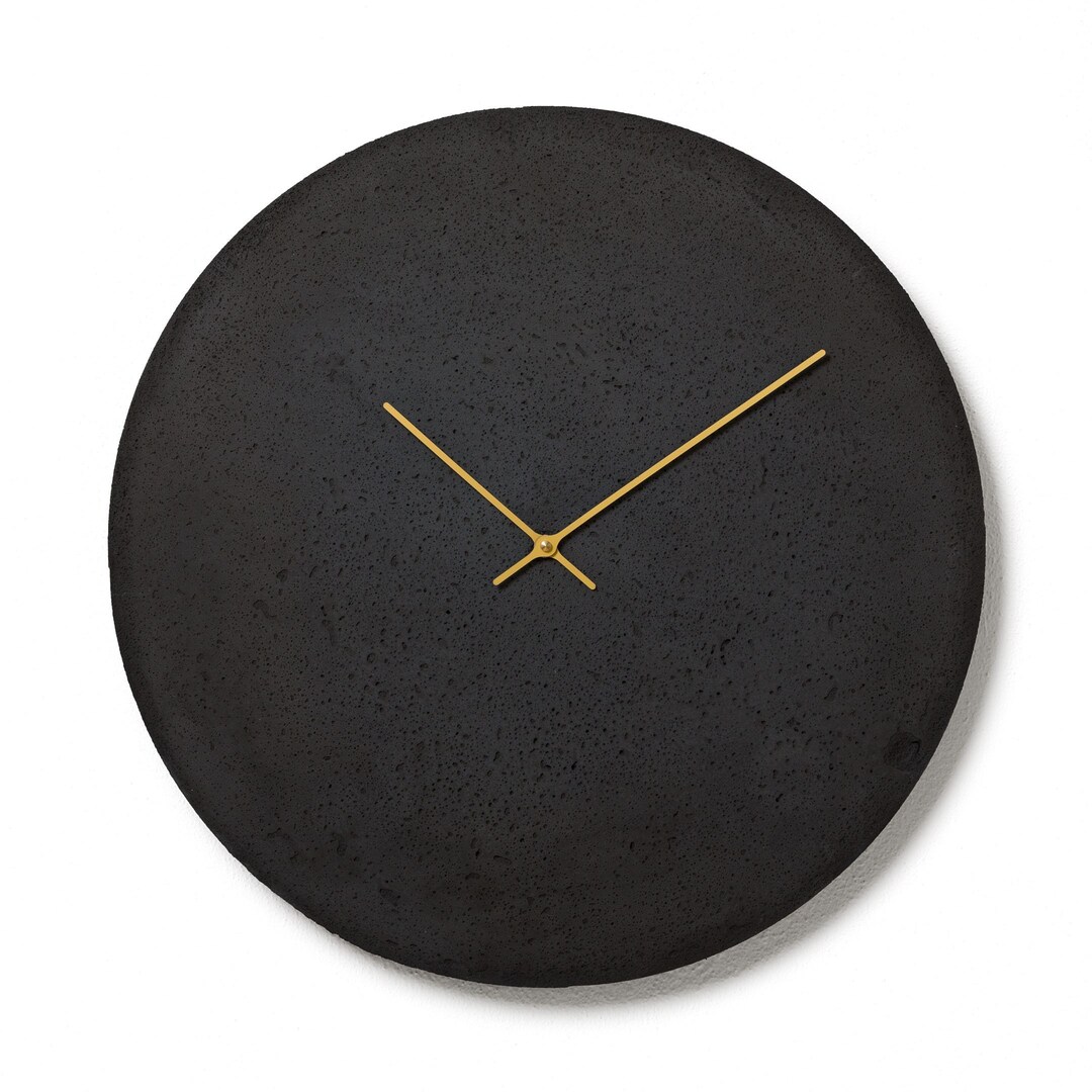 Concrete Wall Clock 19,3"/49 Cm - Clockies CL500306 - Large Round Clock ...