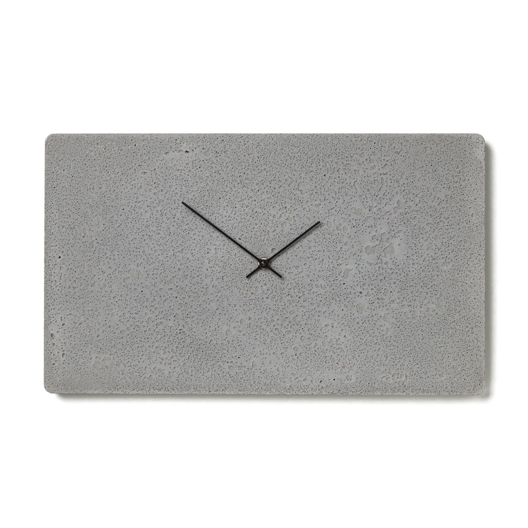 Concrete Wall Clock 19,3" X 11,4" (49x29 Cm) - Clockies RLH500112 ...