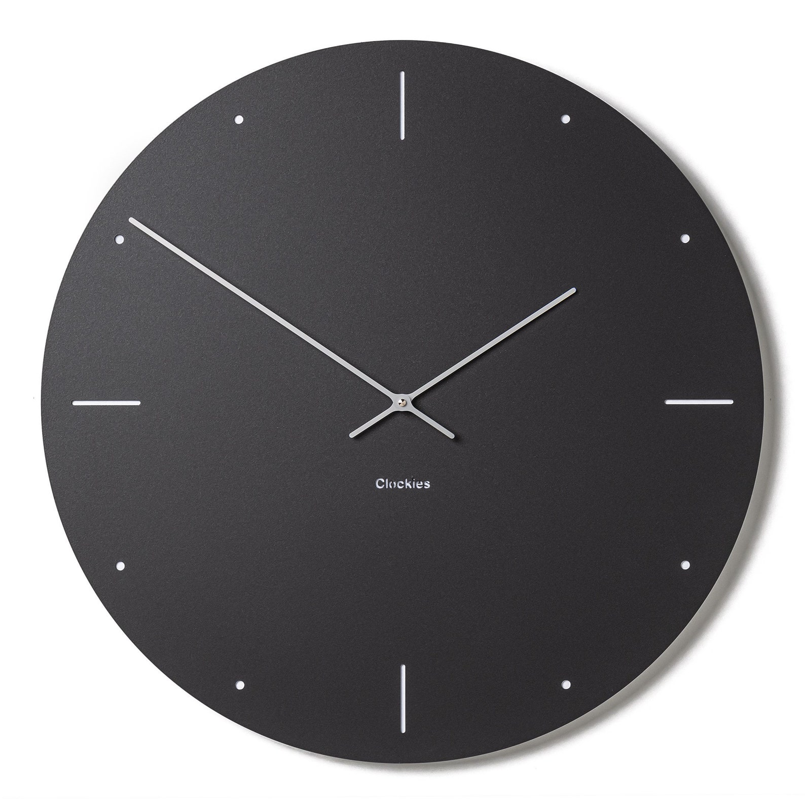 Metal Wall Clock 23,3/59 Cm Clockies CL606205M Oversized Round Clock ...