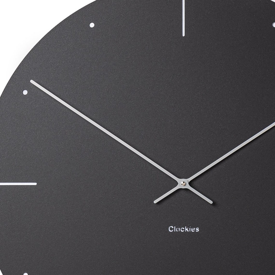 Metal Wall Clock 23,3"/59 Cm - Clockies CL606205M - Oversized Round ...