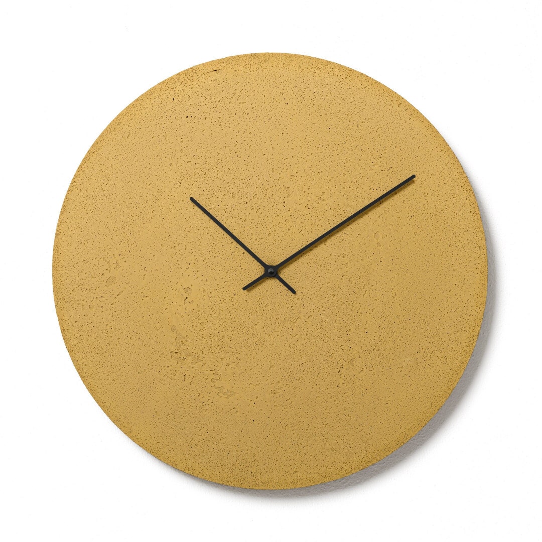 Concrete Wall Clock 19,3"/49 Cm - Clockies CL500812 - Large Round Clock ...