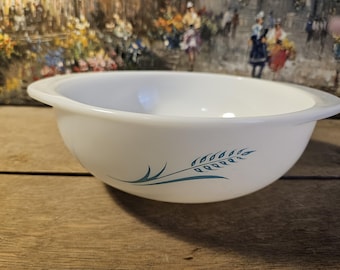 Pyrex Promo Blue Wheat Hostess Casserole - 023 - 1 1/2 Quart - Etsy