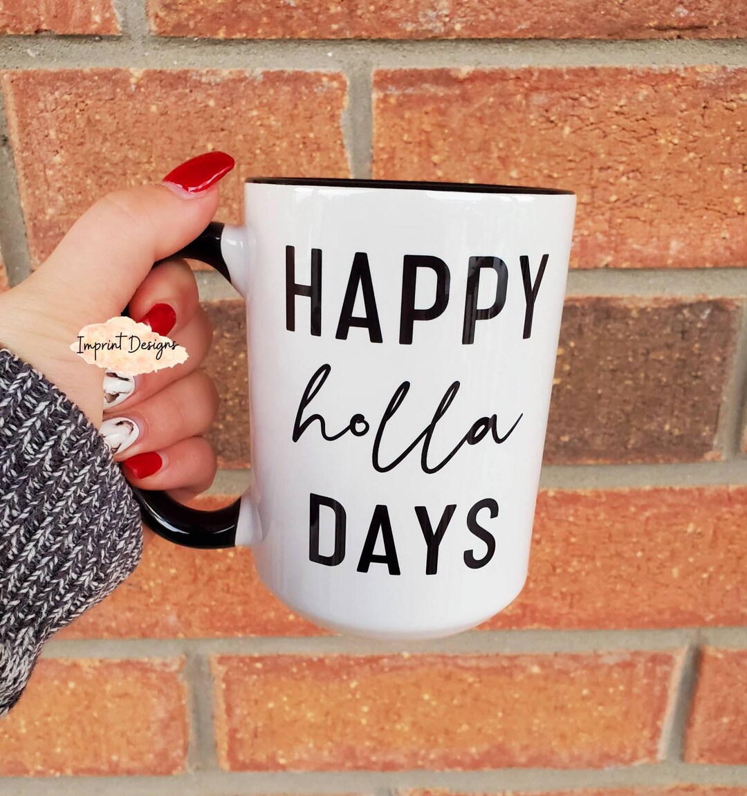 Happy hola days Christmas mug Ceramic Coffee Mug Tea mug - Etsy.de