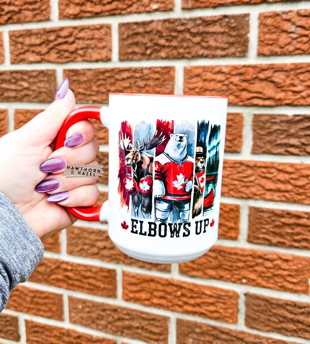Elbows Up, Canada is Not for Sale, National, Stand for Canada, Tea Mug ...