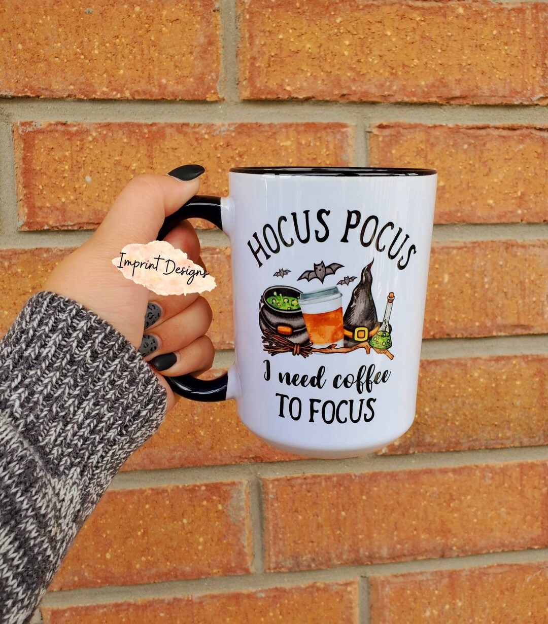Hocus Pocus I Need Coffee to Focus, Sanderson Sisters, Halloween Items ...