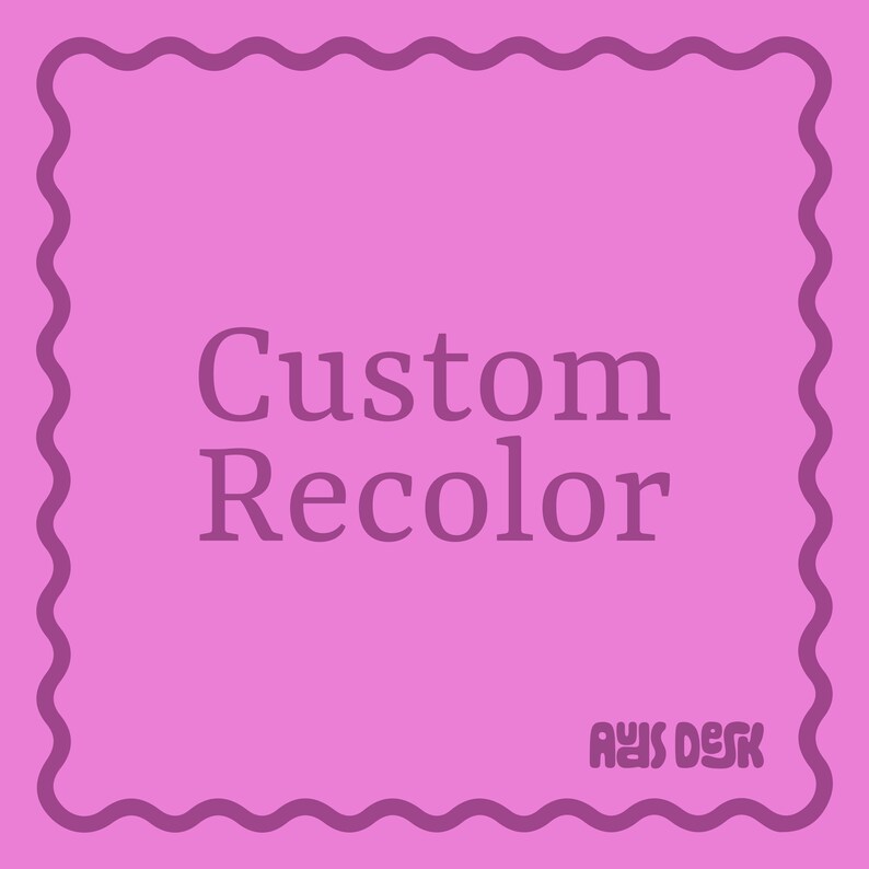Custom Recolor of Any Existing Pattern! - Etsy