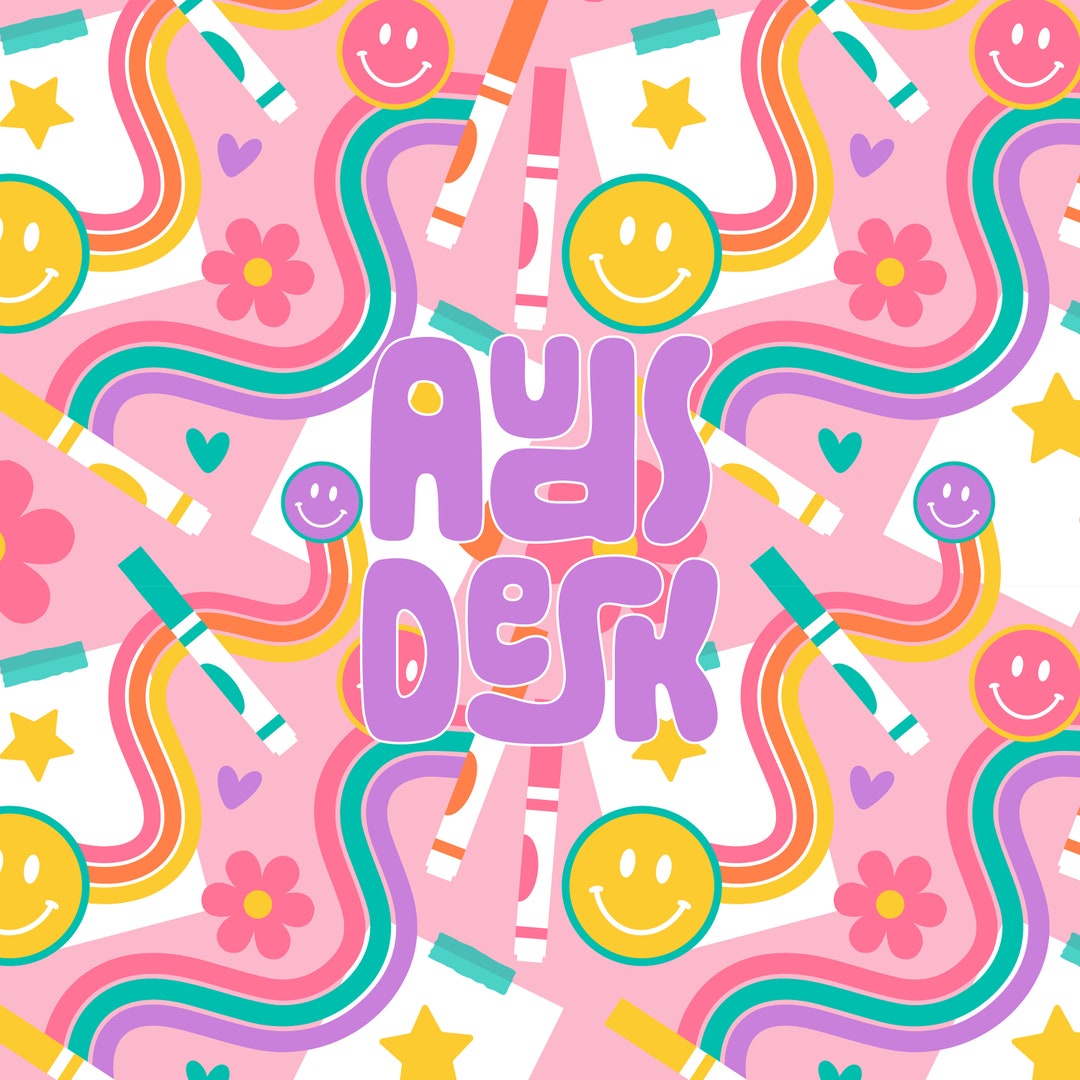 Back to School Colorful Marker Seamless Pattern, Repeating Colorful ...