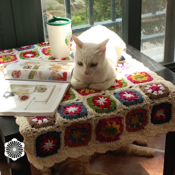 Crochet Tablecloth - Etsy